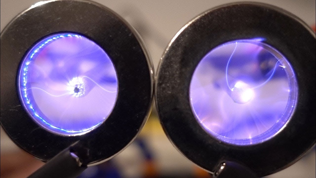 Plasma Vortex in a Magnetic Field – Magnetic Games