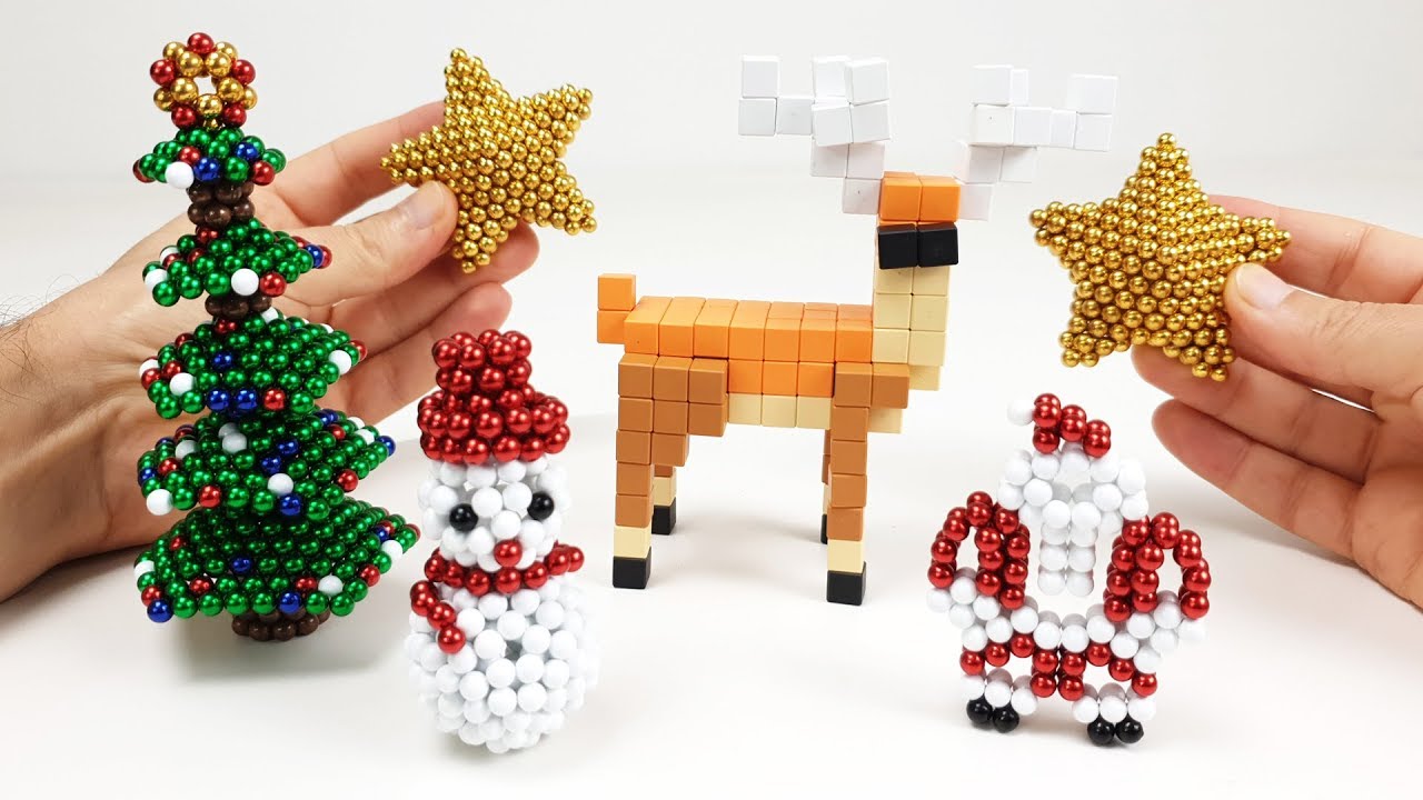 Christmas Decorations out of Magnets | Magnetic Games – Magnetic Games