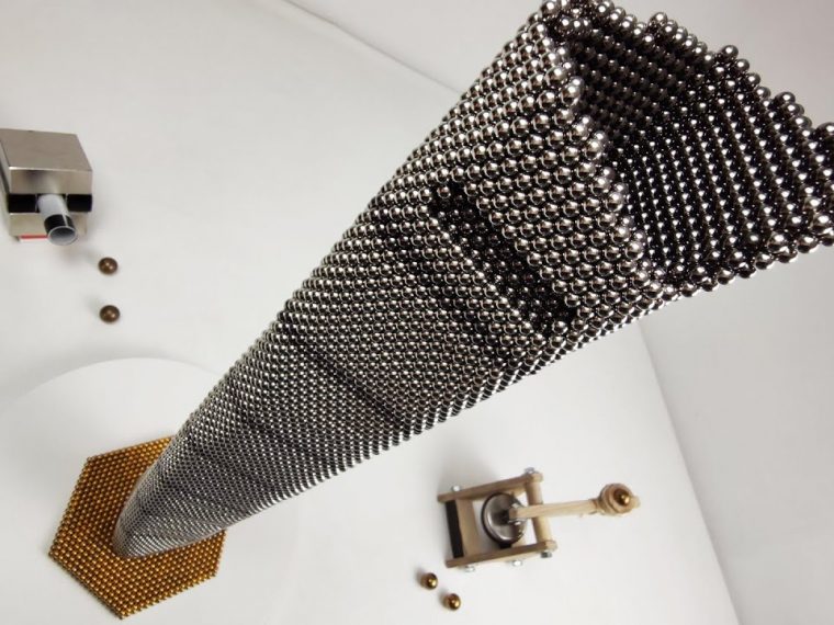 Magnetic guns VS Shanghai Tower made of magnetic balls | Magnetic Games ...