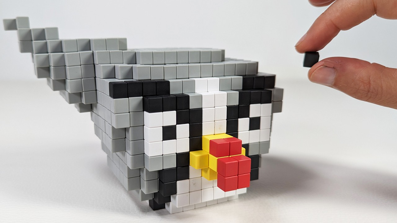 Angry Birds Silver made of Pixio | Magnetic Games – Magnetic Games