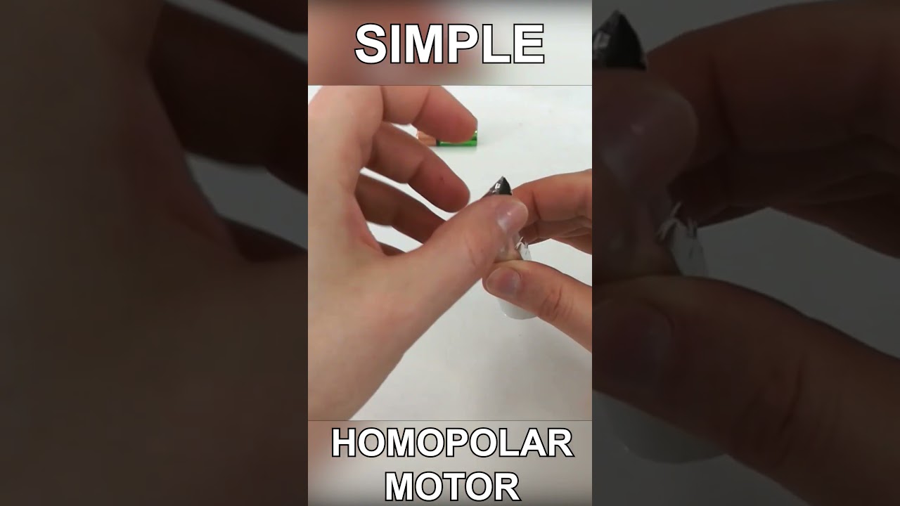 Simple Homopolar Motor – Magnetic Games