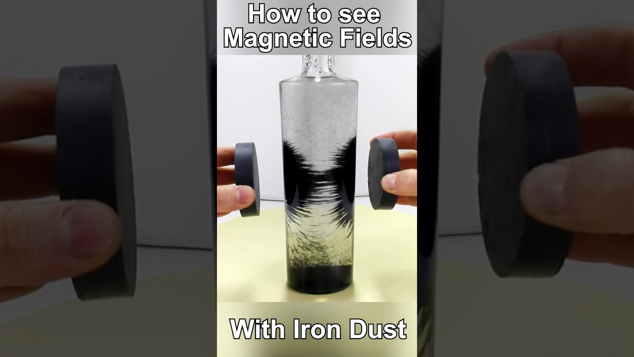 How to see Magnetic Fields with Iron Dust – Magnetic Games