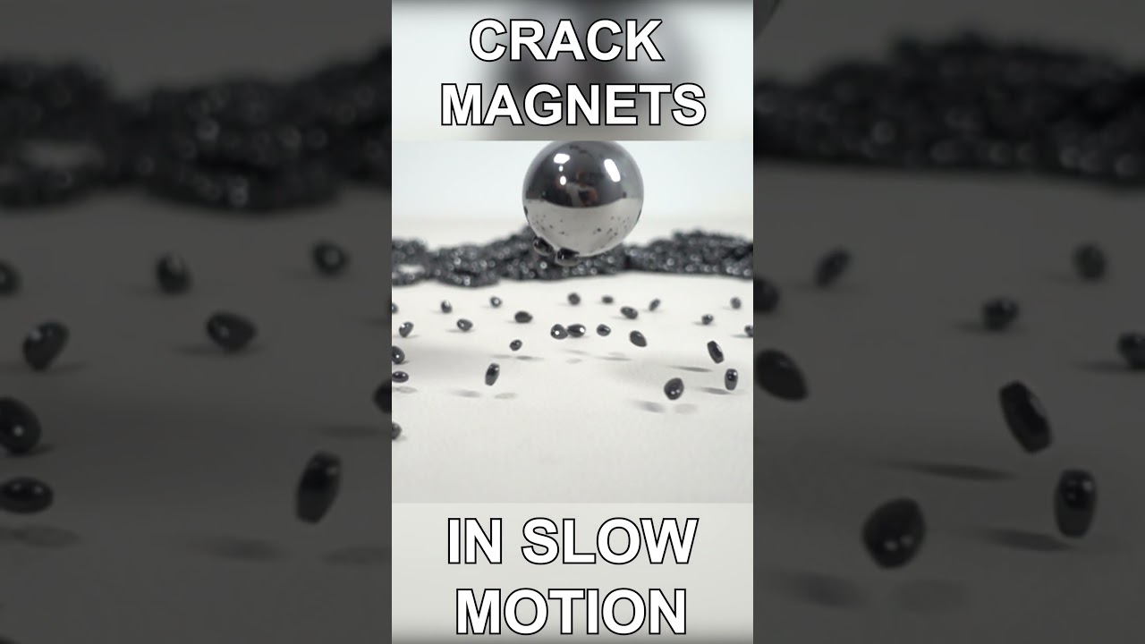 Crack Magnets In Slow Motion – Magnetic Games