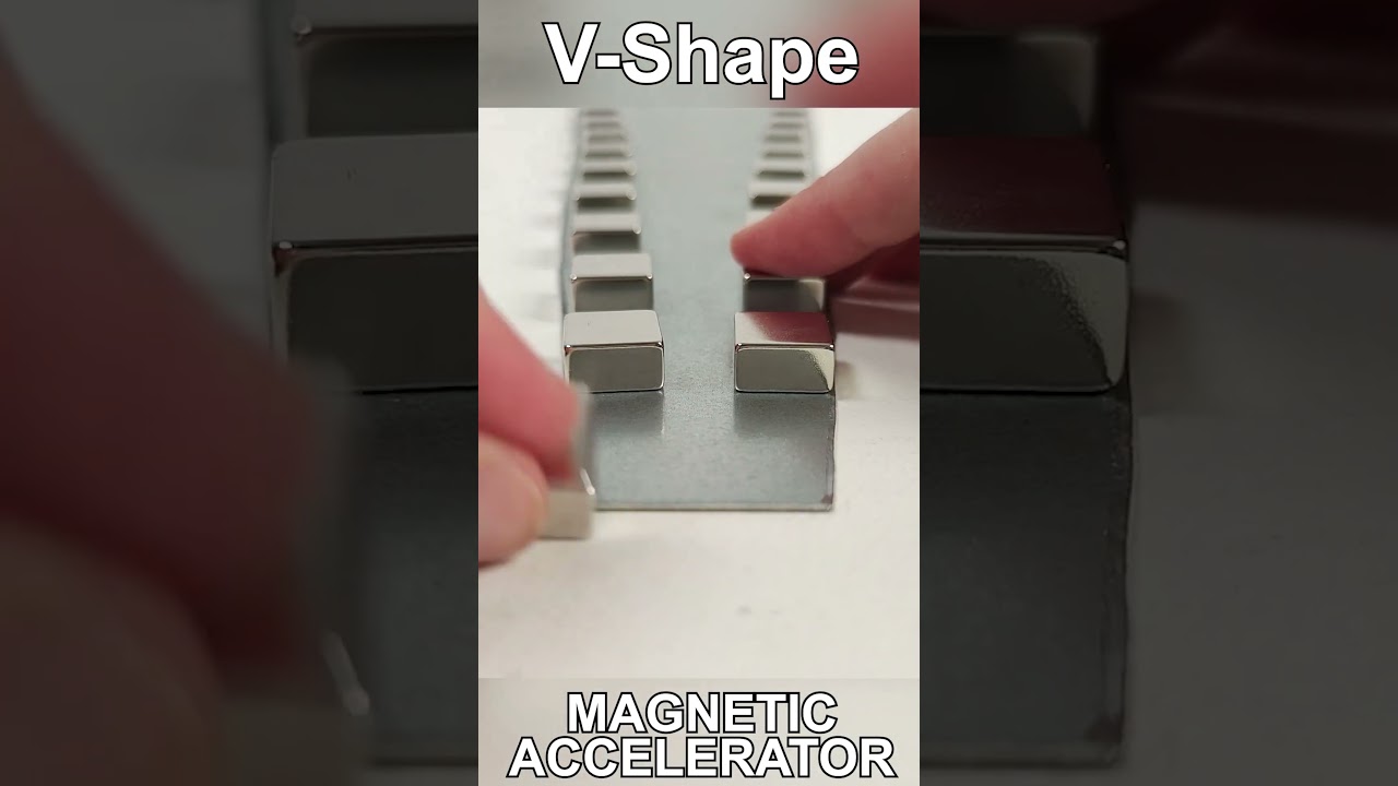 V-Shape Magnetic Accelerator – Magnetic Games