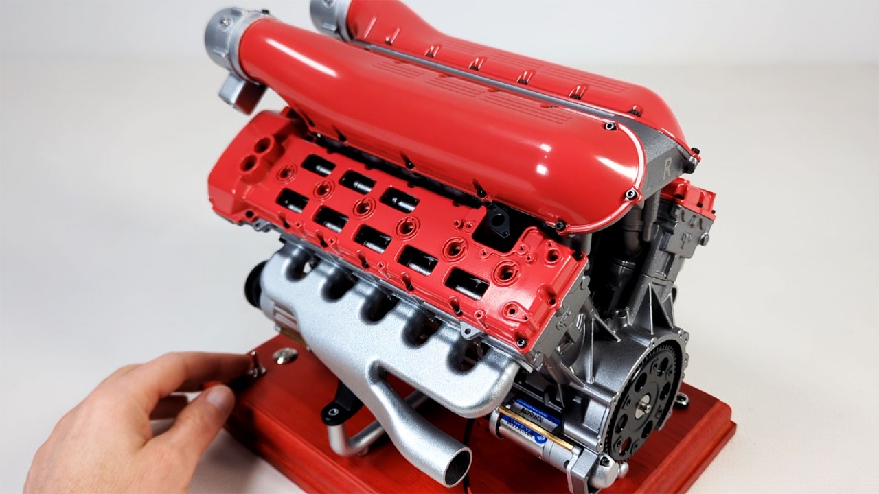 Ferrari V12 Engine Model Kit | Magnetic Games – Magnetic Games